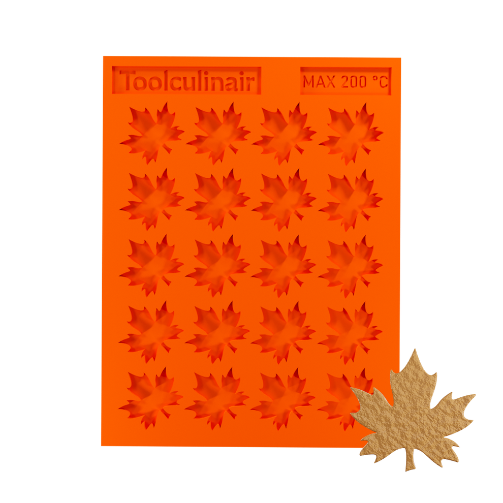 Maple leaf silicone tuile mold (foodsafe) – Toolculinair