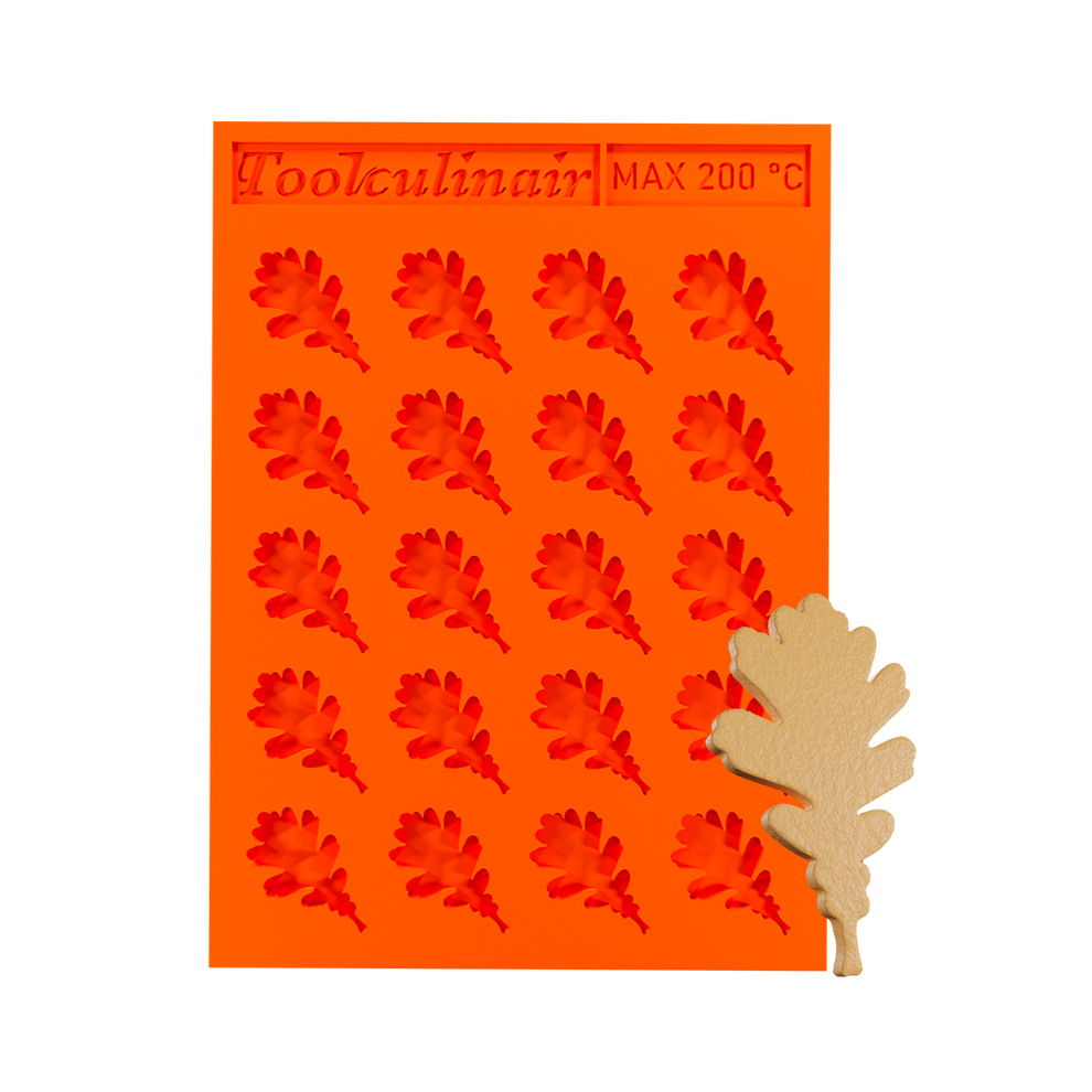 Oak leaf silicone tuile mold (foodsafe) – Toolculinair